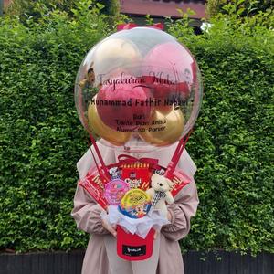 Jual Bouquet Bucket Balon/Buket Balon Snack (Model B) utk Wisuda/Ultah ...