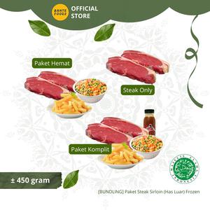 Jual [BUNDLING] Daging Sapi Sirloin/Has Luar | Beef Sirloin Steak ...