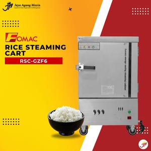 Jual GAS COOKER & RICE STEAMING CART FOMAC RSC-GZF6 / RSC GZF6 / STEAMER 6 TRAY - Kota Surabaya ...