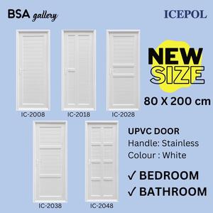 Jual PINTU UPVC 80X200 PUTIH / PINTU KAMAR MANDI WC PINTU KAMAR TIDUR ...