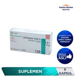Jual OPTIMAX FOR G STRIP 6 KAPSUL / SUPLEMEN KESEHATAN MATA / KIMIA ...