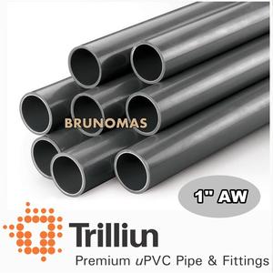 Jual (L: Pipa PVC 1 AW Trilliun - Potongan 1 meteran Kualitas TEBAL ...
