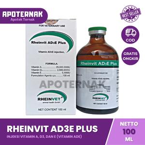 Jual Rheinvit Ad3E Plus 100Ml | Vitamin Ade Ad3E Perbaiki Kondisi Tubuh & - Kota Malang ...