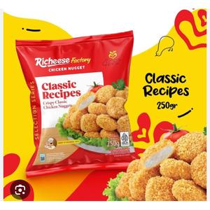 Jual Richeese Factory Chicken Nugget 250 Gr - Crunchy Crumb - Kota ...