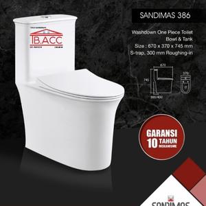 Jual Kloset Duduk Sandimas Oulu 386 Best - Kota Surabaya - SIGMA MITRA ...