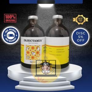Jual Injectamin 100 Ml Sanbe - Multivitamin Lengkap Untuk Ternak - Kota ...