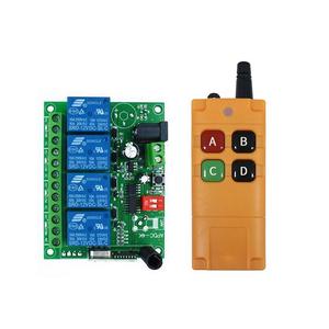 Jual DC 12V 24V 10A 4 channel relay switch RF Wireless Remote Control ...
