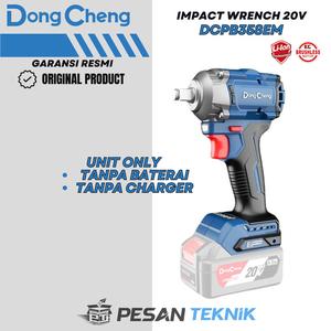 Jual DongCheng Cordless Impact Wrench 20V Brushless DCPB358 Z Best ...