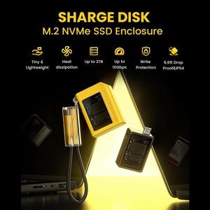 Jual SHARGE M.2 SSD Case 2230 M2 NVMe PCI-E Enclosure USB 3.2 Gen2 ...