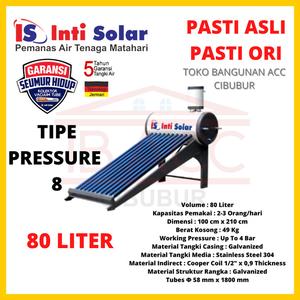 Jual INTI SOLAR PS8 PEMANAS AIR MATAHARI 80ltr IntiSolar 80 liter IS P ...