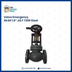 Jual Valve emergency 5K40 JIS F 7399 1.5inch Besi Kran Globe 1,5 inch Best - Jakarta Timur ...