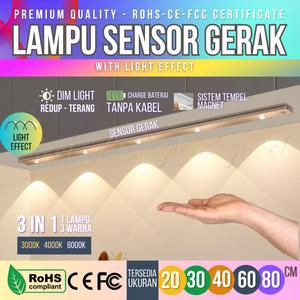 Jual Super Murah! Lampu Sensor Gerak Wireless Smart Motion Baca Lemari ...