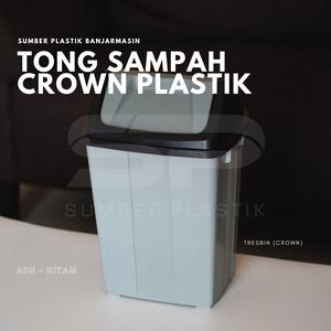 Jual Tong Sampah Crown 10L 15L 20L Tempat Sampah Tutup Goyang Trash Bin ...
