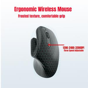 Jual Wireless Vertical Mouse 3200 DPI 2.4GHz Wireless Mouse Ergonomic ...