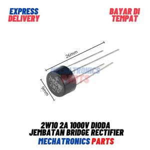 Jual [SMC-0024] 2W10 2A 1000V DIODA JEMBATAN BRIDGE RECTIFIER DIODE ...