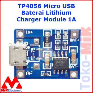 Jual KTN Charger module TP4056 1A MICRO USB - Jakarta Barat - ERICKALBERTDWAA22 | Tokopedia