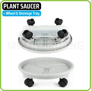 Jual Plant Pot Saucer with Wheel and Drainage Tray - Alas Tatakan ...