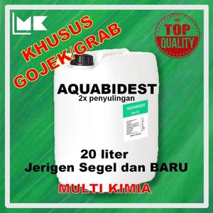 Jual " Aquabidest / Aquabidestilata / Aquabides 20 Liter INSTANT - Kota ...