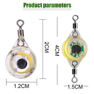 Jual NEW ESCA LED FLASH FISH LURE LIGHT LAMP DEEP DROP UNDERWATER EYE ...