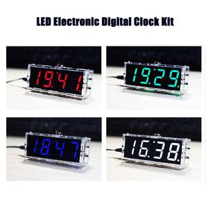 Jual DIY KIT Electronic Clock LED Microcontroller Kit Digital Clock ...