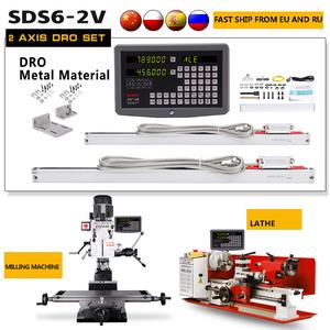 Jual SINO 2 Axis DRO Set 1um Digital Readout Display with 0.001mm Slim Linear Scale Small ...