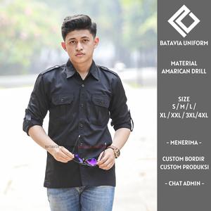 Jual Baju PDL Pria Lengan Panjang - Kemeja Seragam Kerja Dinas Lapangan ...