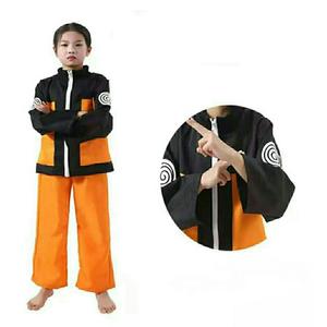 Jual KOSTUM NARUTO Uzumaki Shippuden Ninja Hokage Baju Cosplay Anime ...