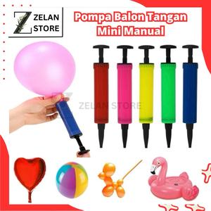 Jual Pompa Balon Tangan Manual Alat Tiup Angin Balloon Bola Pelampung ...