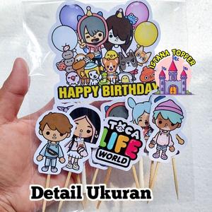 Jual Topper New Set Isi 10 Tema Dino Babys, Kuromi, Toca Boca, Pj Maks ...