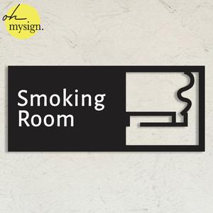 Jual BEST SELLER/ Smoking Room Sign Akrilik Acrylic Sign Ruang Merokok ...