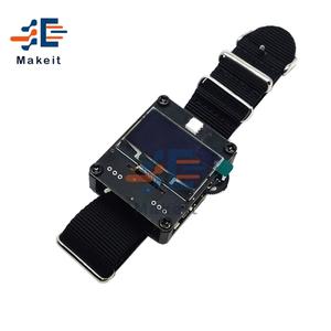 Jual ESP8266 Wifi Watch Programmable Development Board Wearable OLED Display ESP-12F Wifi ...