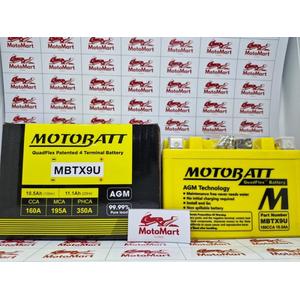 Jual Motobatt Quadflex MBTX9U TRIUMPH Street Triple- 10.5Ah (Garansi 4 ...