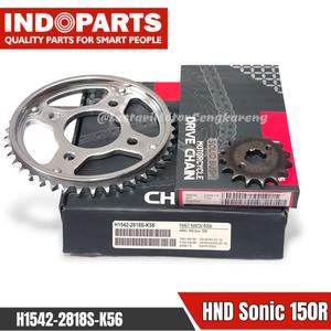 Jual GEARSET GEAR GIRSET PAKET RANTAI INDOPART SUPRA GTR 150 SONIC 150 ...