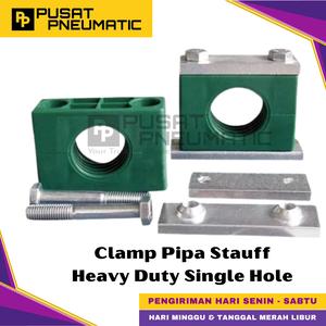 Jual 20MM Clamp Stauff Pipe Tubing Hydraulic Klem Pipa Hidrolik Heavy ...