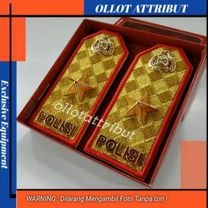 Jual Pangkat Pdu Brigjen Pol Satu Set | Monogram Pdu Pati Kain Merah ...
