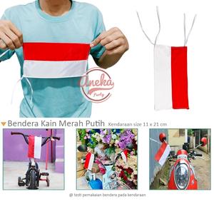 Jual Bendera Merah Putih Kendaraan / Bendera Sepeda Motor Merah Putih ...