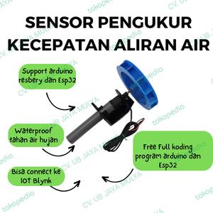 Jual Alat Sensor Pengukur Tekanan Kecepatan Aliran Air Support Arduino ...