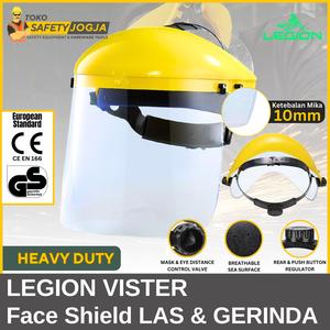 Jual Face Shield Las Gerinda LEGION VISTER Heavy Duty Faceshield Las ...