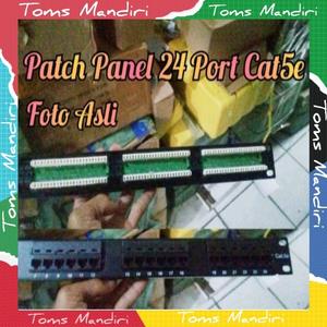 Jual Patch Panel 24 Port Commscope Cat5/ Patch Panel AMP Commscope Cat5 - Jakarta Utara - Yety ...