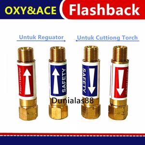 Jual Flashback Arrestor Regualtor Gas Cutting Torch Oxy Ace LPG Flash ...