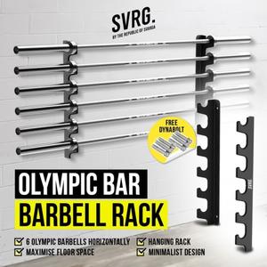 Jual BINARAGANET SVRG. Olympic Barbell Bar Holder Stand - Barbel Rak ...