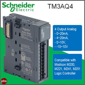 Jual TM3AQ4 Schneider PLC Modicon TM3 Series - Output Analog Module Best - Kota Surabaya ...