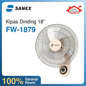 Jual SANEX WALL FAN - KIPAS ANGIN DINDING JUMBO 18 INCH 4 BALING BESI FW1879 - FW 1879 / 1878 ...