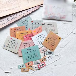 Jual Stiker Kalender 2021 Jurnal & Bujo / Calendar Stickers 2021 for ...