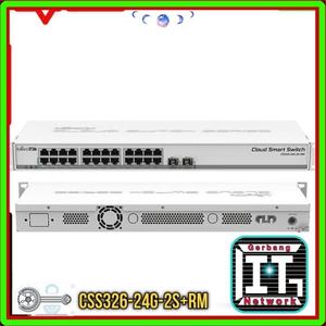 Jual Mikrotik CSS326-24G-2S+RM , Switch 24 Port gigabit + 2 SFP+ Layer ...