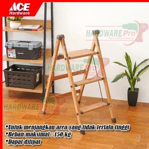 Jual Tangga Lipat Aluminium 3 Step Motif Kayu Tangga Fixsteps 3 Steps ...