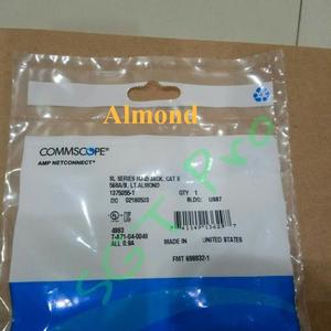 Jual Modular jack cat6 category 6 AMP TE Commscope Almond - Jakarta ...