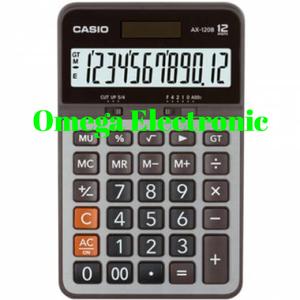 Jual ASLI CASIO AX-120B - CALCULATOR DESKTOP KALKULATOR MEJA KANTOR AX 120 B | NEW - Kota ...
