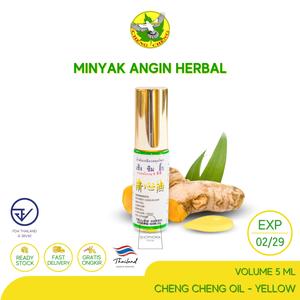 Jual Cheng Cheng Oil Herbal Scent Roll On Tip Yellow Volume 5 ml cc ...