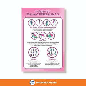 Jual Poster Kesehatan, Poster Kebidanan, Poster Posisi Ibu dalam ...